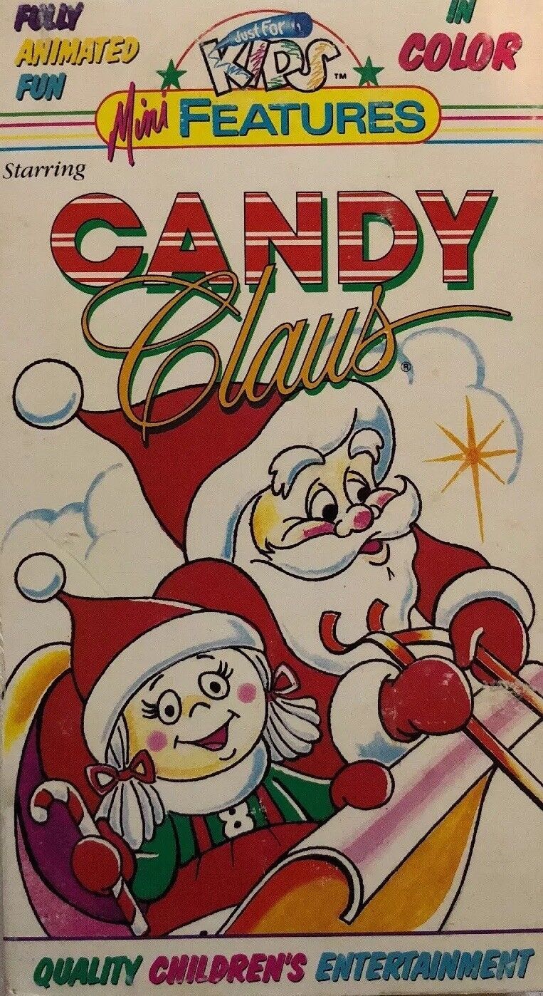 Candy Claus(VHS 1987)Animated Christmas Cartoon-TESTED-RARE VINTAGE ...