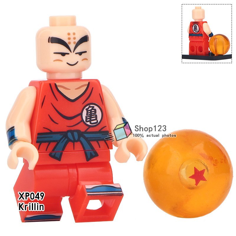1pcs Dragon Ball Super Krillin Kame costume Tournament of Power ...