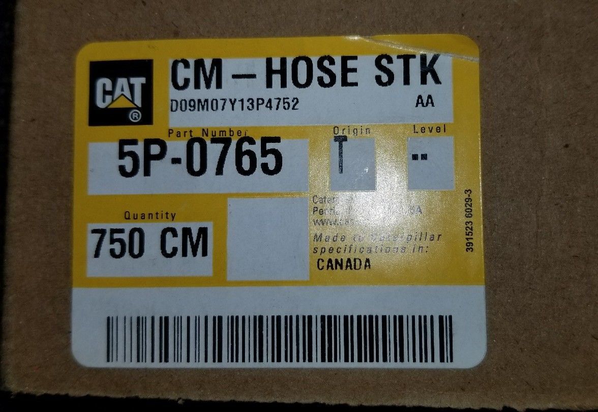 Caterpillar Hose 5P0765 750cm 295" 24.5ft and 50 similar items