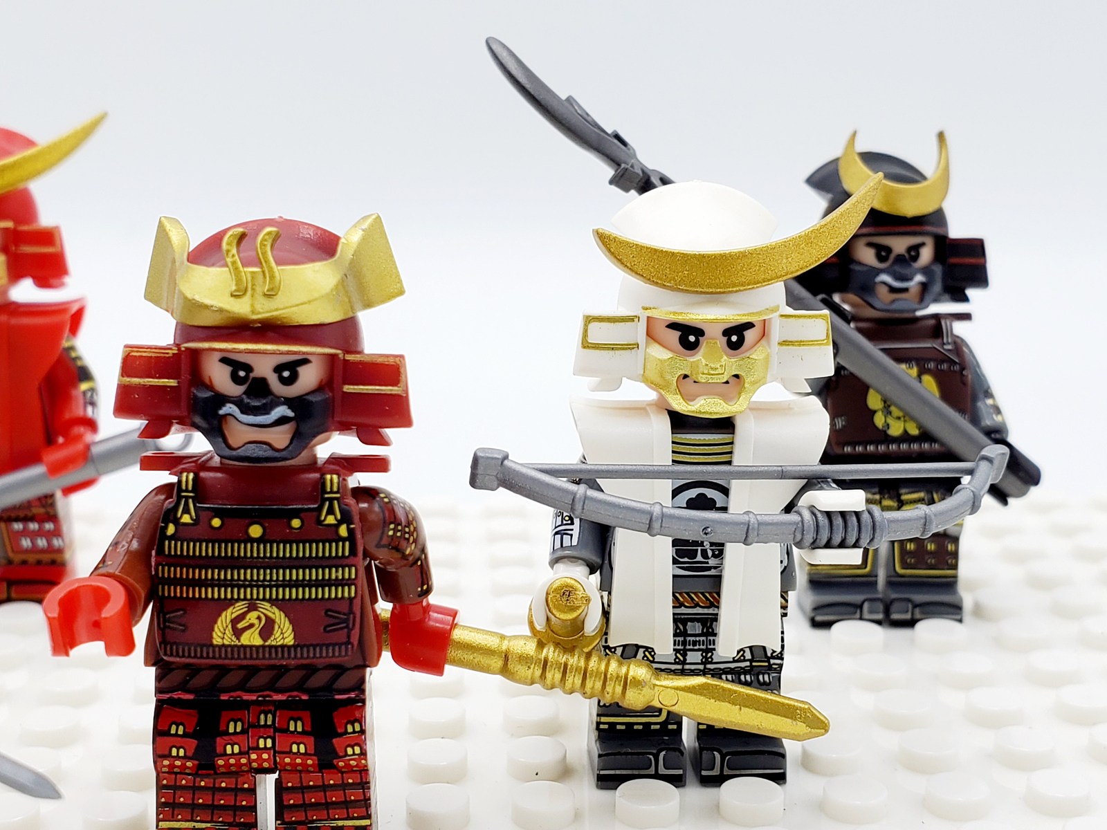 Japanese Samurai Custom Minifigures Assortment B Set x8 Lot - Building ...