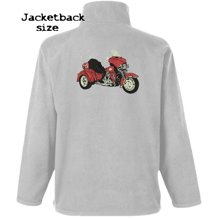 Harley Trike Jacketback size digitized filled embroidery design Digital ...