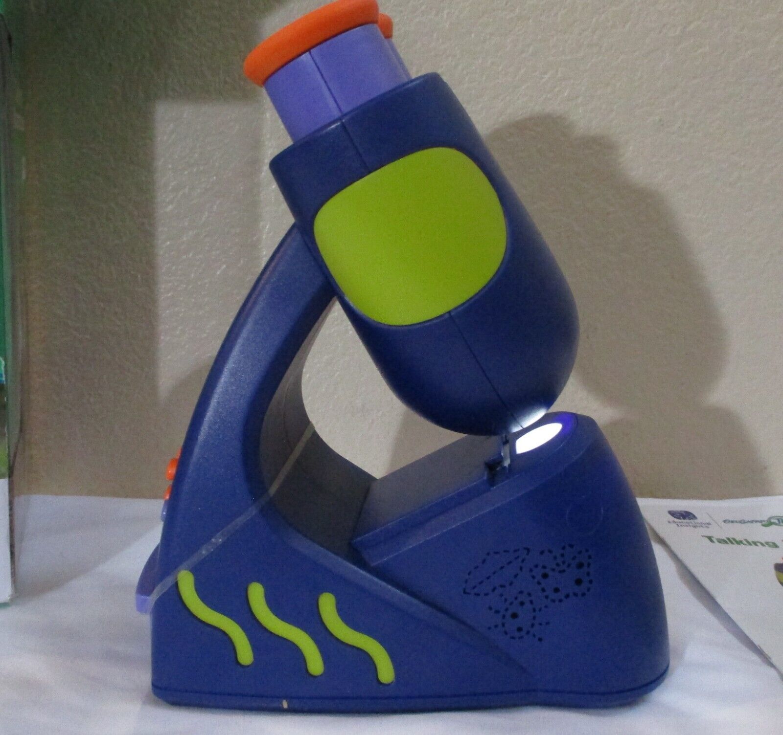 GeoSafari Jr. Talking Kids Microscope Preschool Science Toy - Microscopes & Chemistry