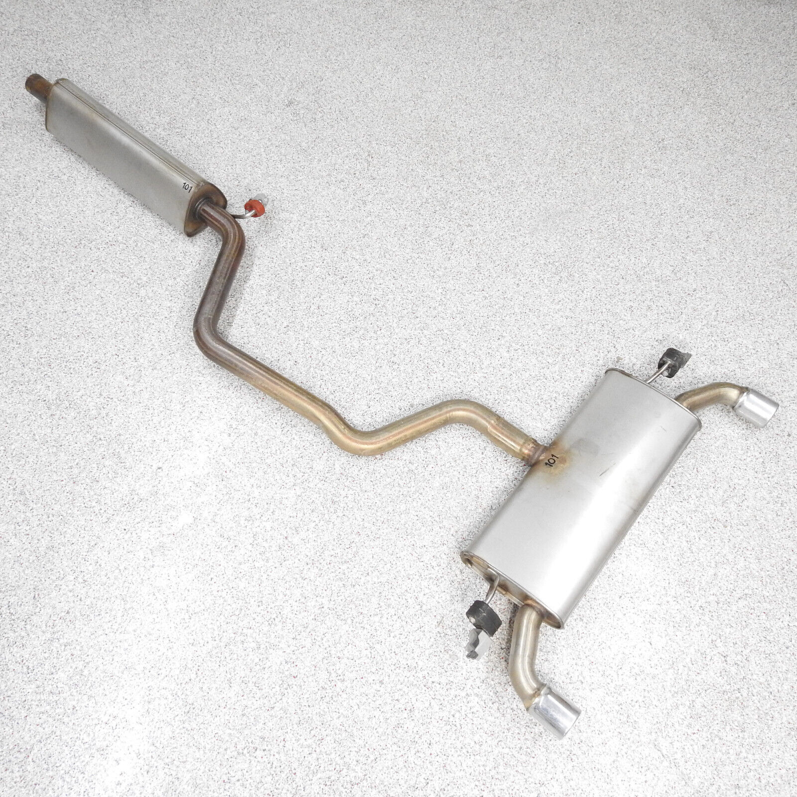 2015-2019 Mk7 Vw Gti 2.0T Cat Back Exhaust System Muffler Resonator Oem ...