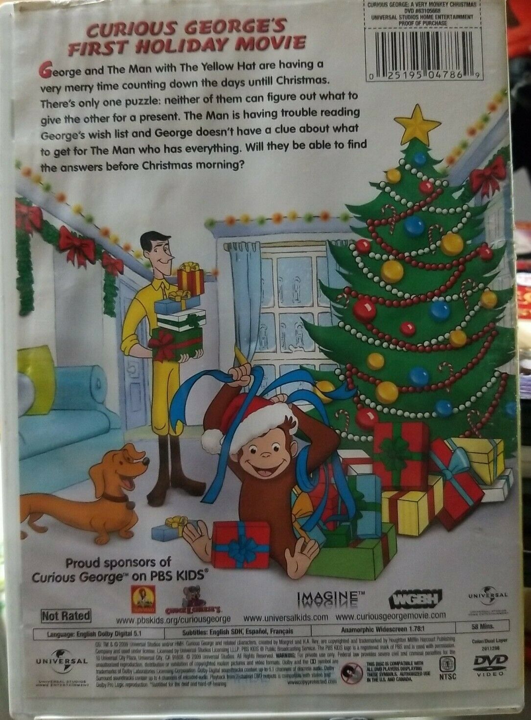 PBS Kids Curious George DvD and Bonus Storybook - DVDs & Blu-ray Discs