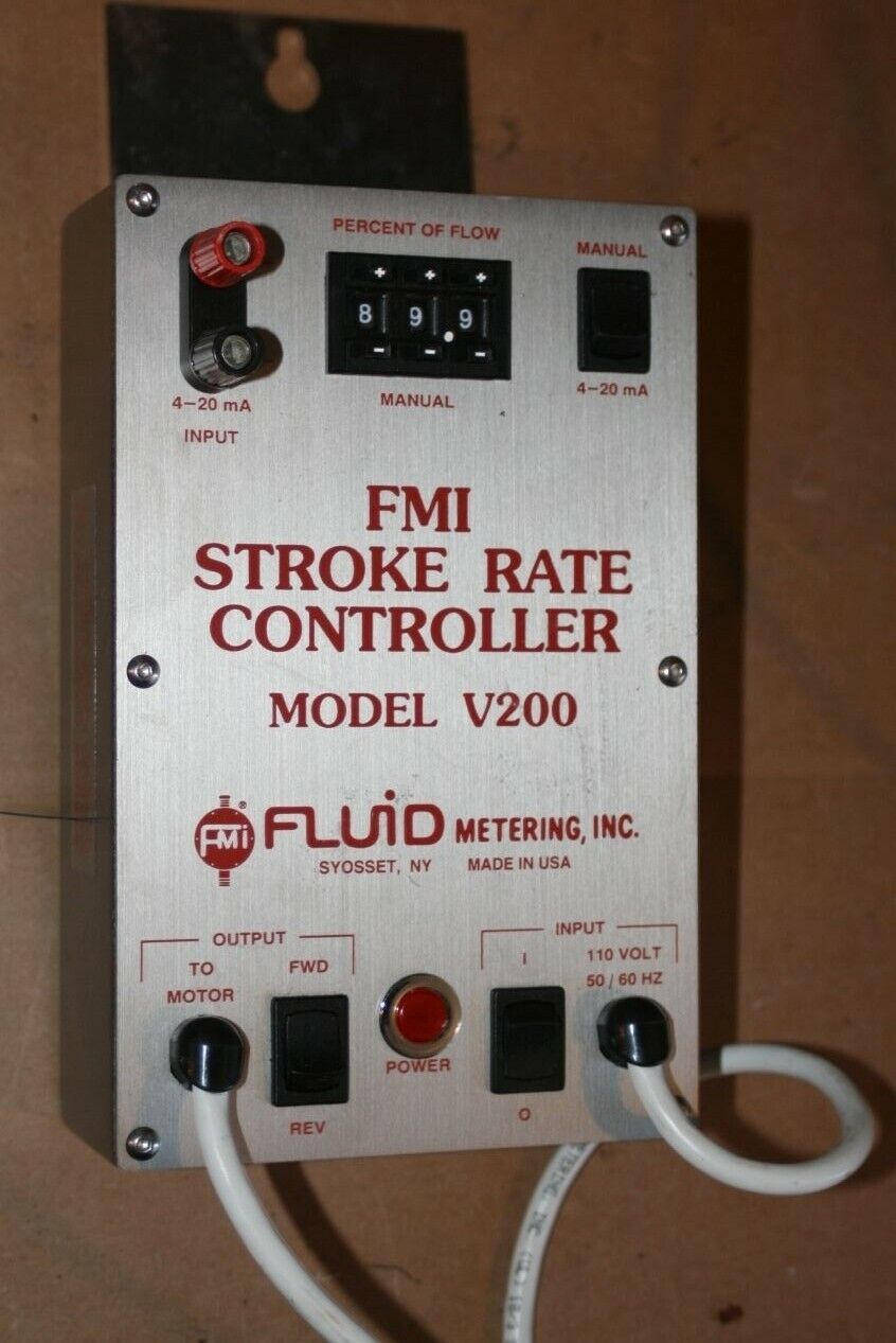 FMI Stroke Rate Controller V-200 V200 Fluid Metering inc. - Pumps ...