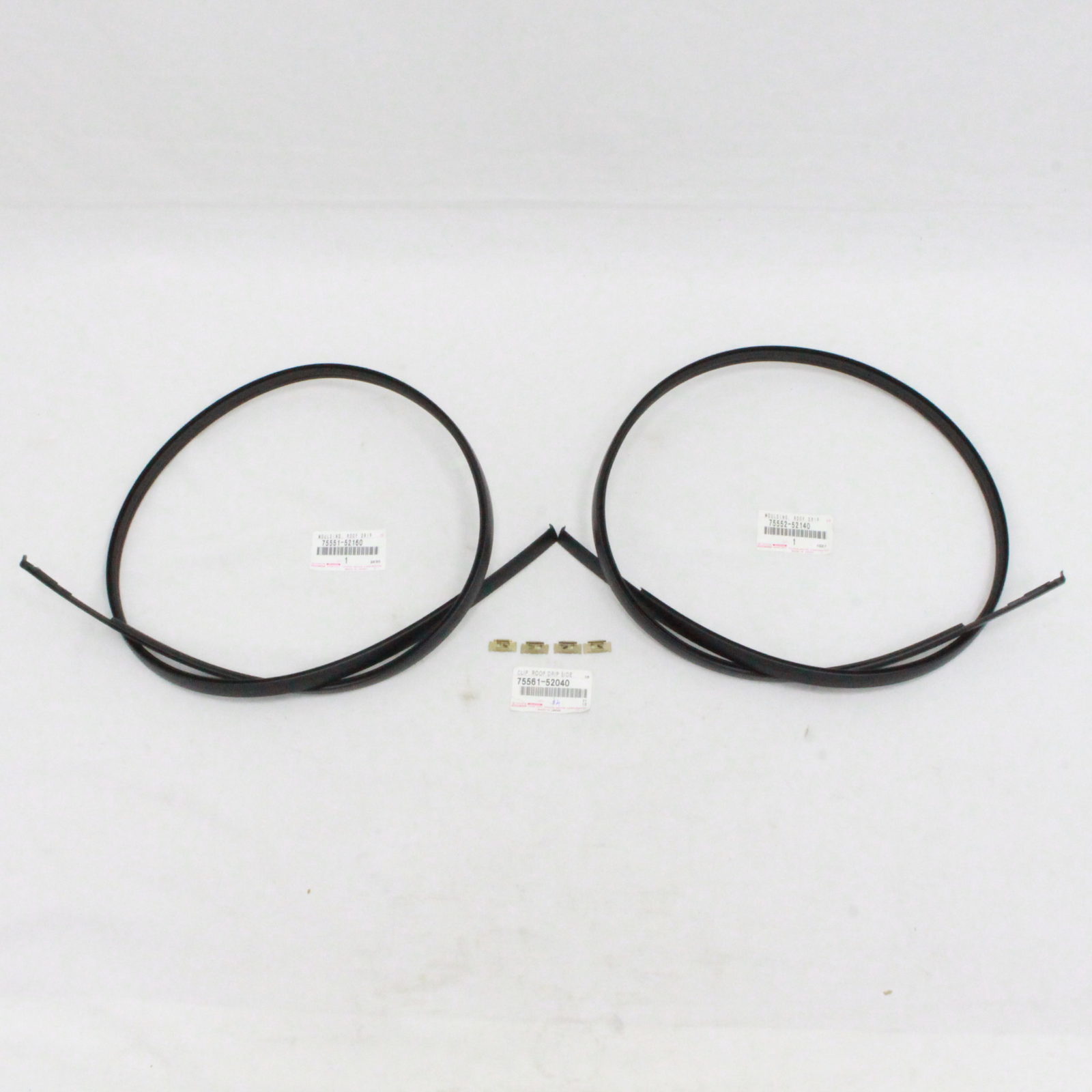 Toyota Yaris Sedan 2007-2012 Roof Drip Moulding Side Finish Clips Left ...