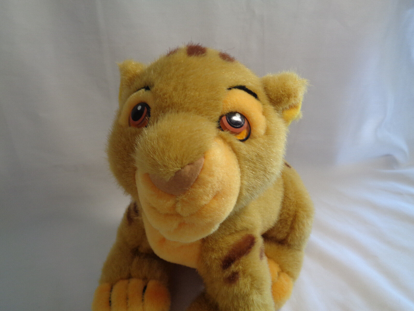 Disney Store Lion King Soft Simba Cub Plush Toy 8" Long - Disney