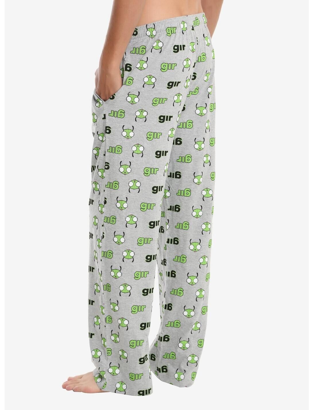 Invader Zim GIR Sleep PJ Lounge Pajama Pants Space Alien Nickelodeon ...