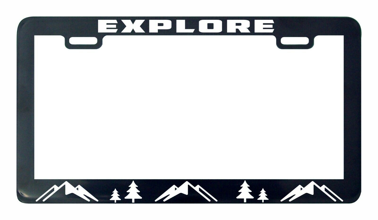 Explore Mountain Adventure Hiking license plate frame holder - License ...