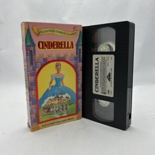 Cinderella VHS VCR Video Tape Used Enchanted Family Classics Kids ...