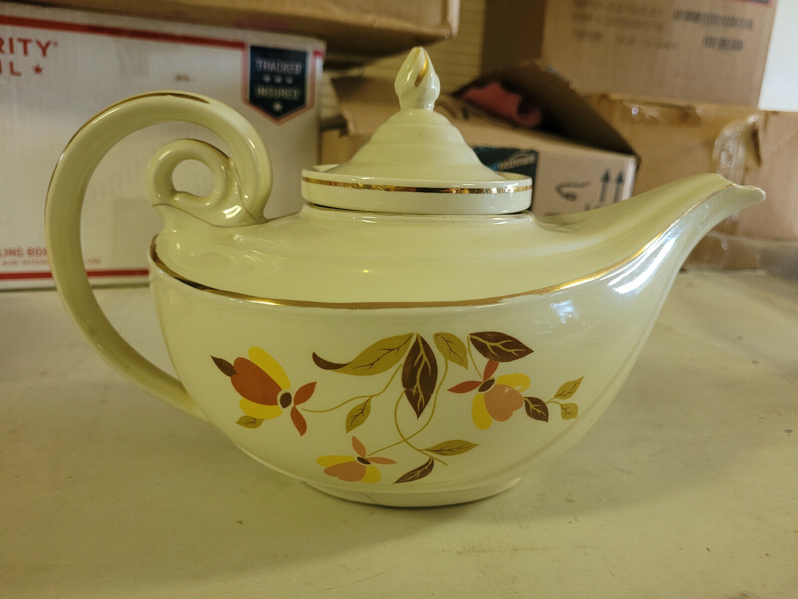 Vintage Tea Pot Steeper Hall's Superior Mary Dunbar Jewel Homemakers ...