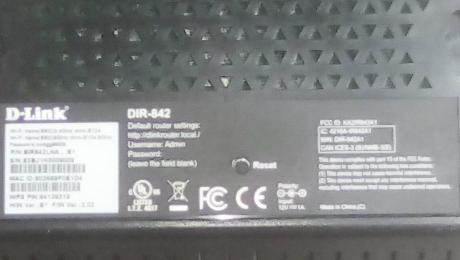 D-LINK DIR-842 WiFi Dual Band 5GHz AC1200 MU-MIMO Gigabit 4-Port ...