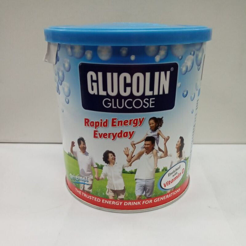 GLUCOLIN Glucose Powder Original With Vitamin D Healthy Energy Boost 5 ...