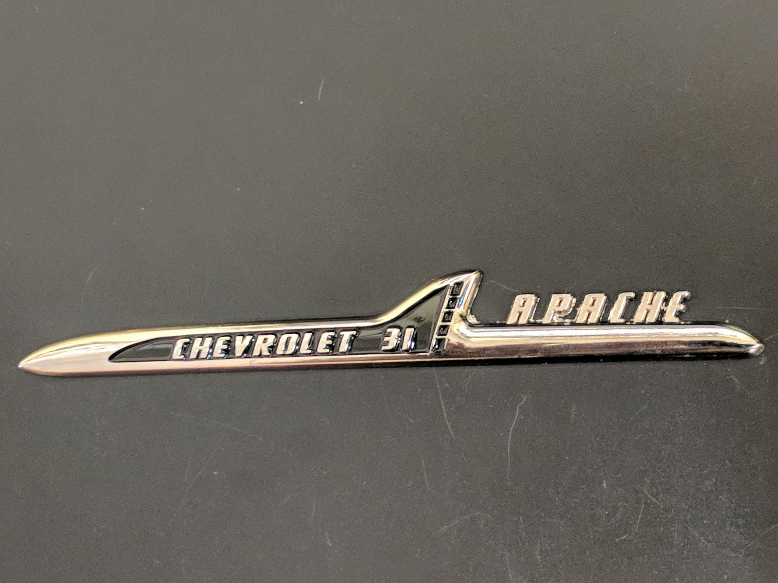 1958 Chevrolet Apache Fender Emblem/Toolbox Magnet (F13) - Car & Truck ...