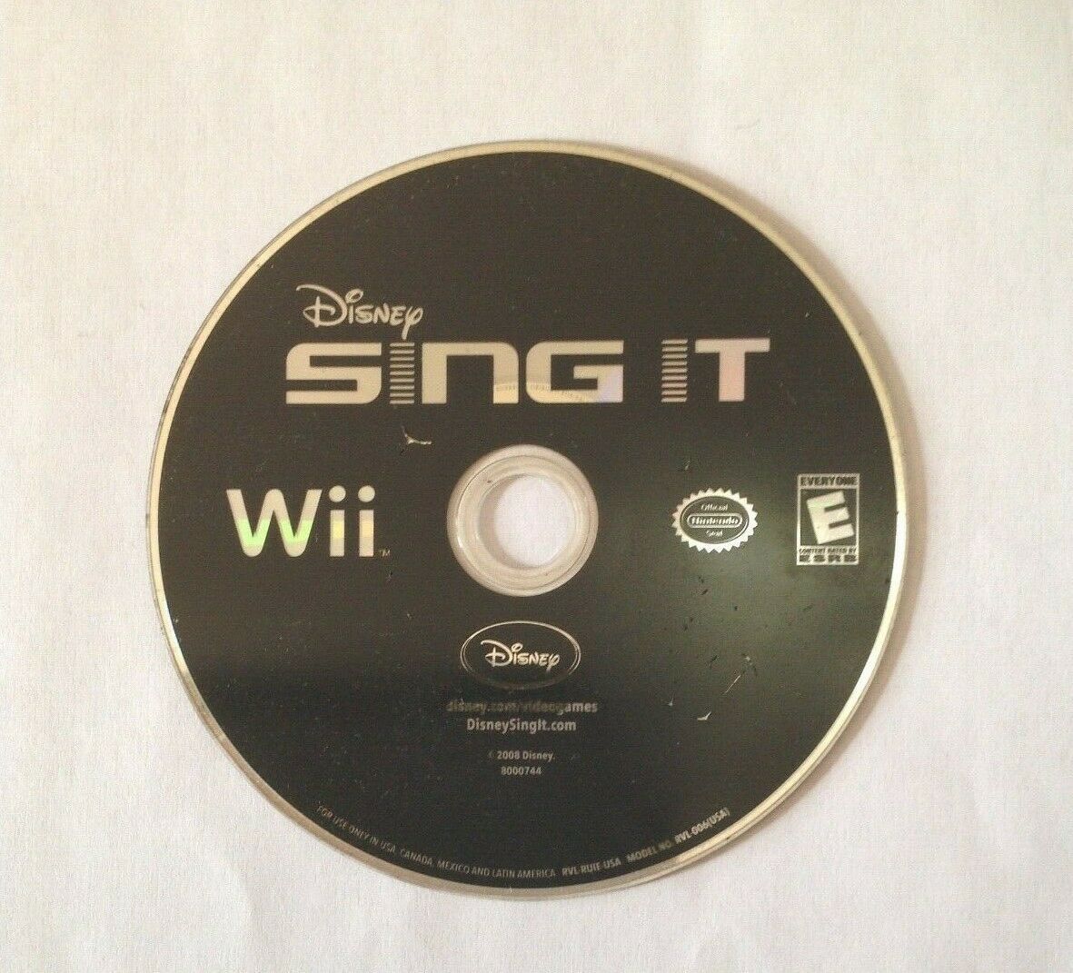 Disney Sing It 3 Game Bundle Nintendo Wii Disk Only - Video Games