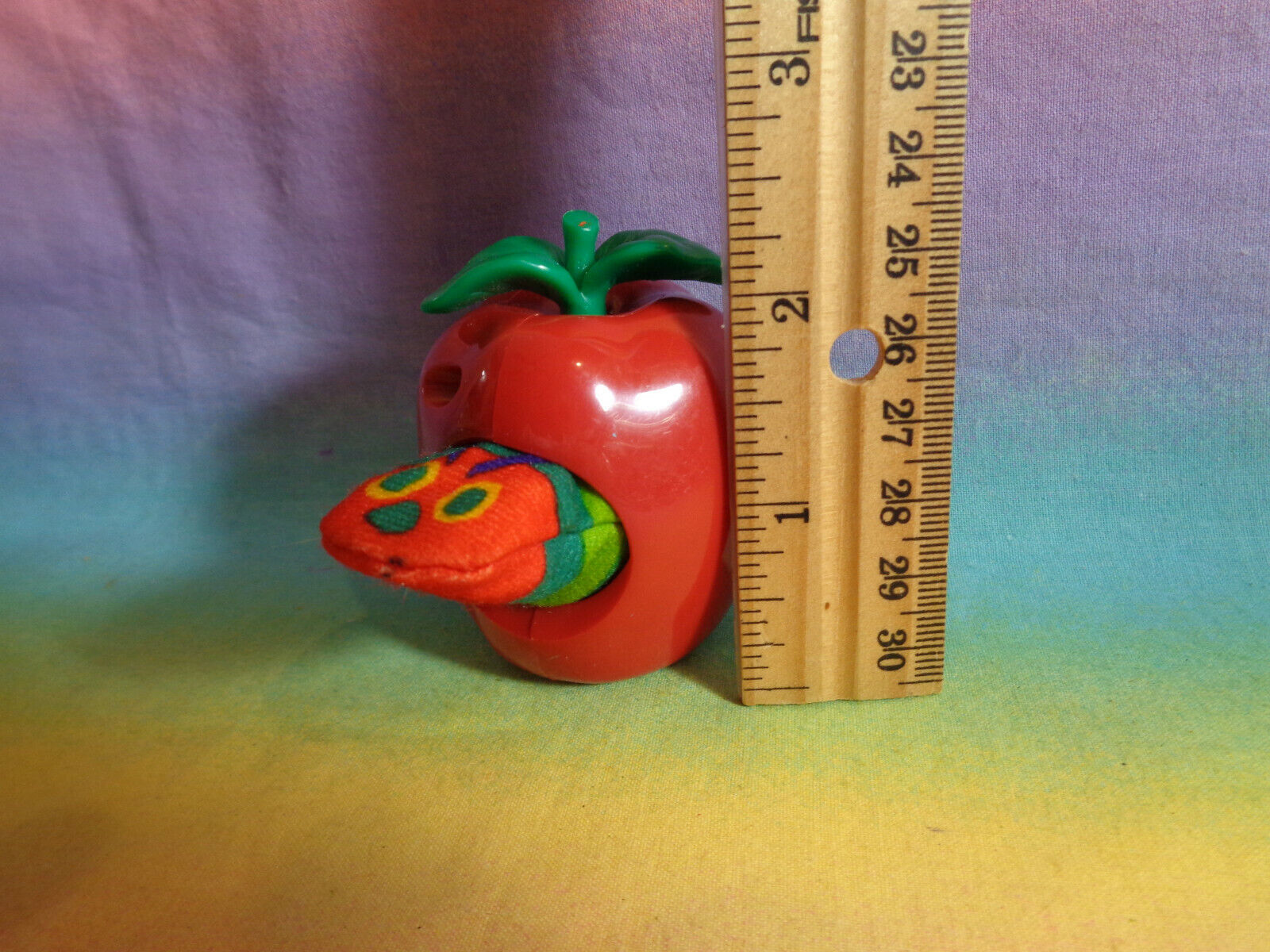 Vintage 1987 McDonald's Eric Carle Apple Worm Finger Puppet Figure ...