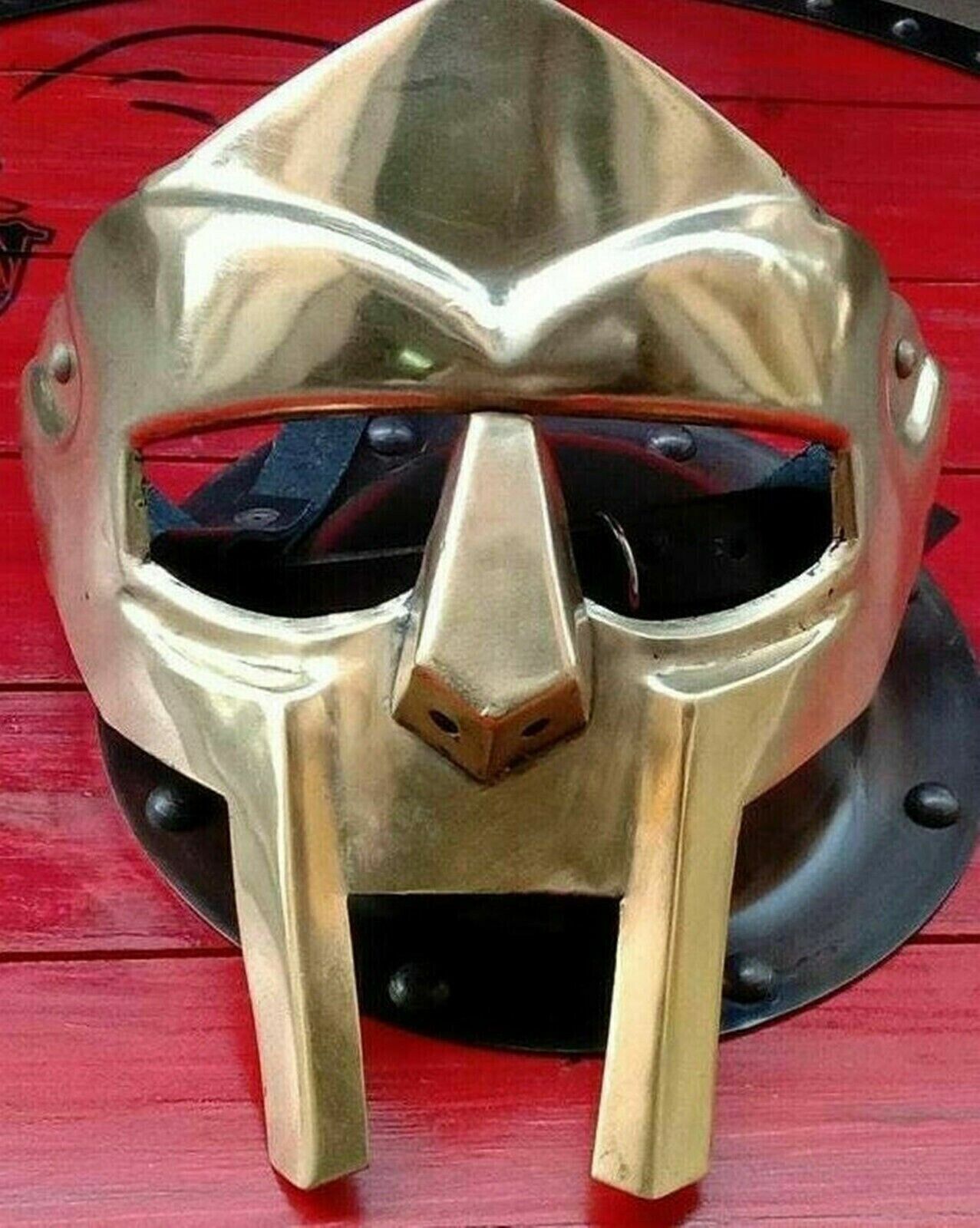 Medieval MF Doom Face Mask Gladiator Iron Mask Replica SCALARP ...