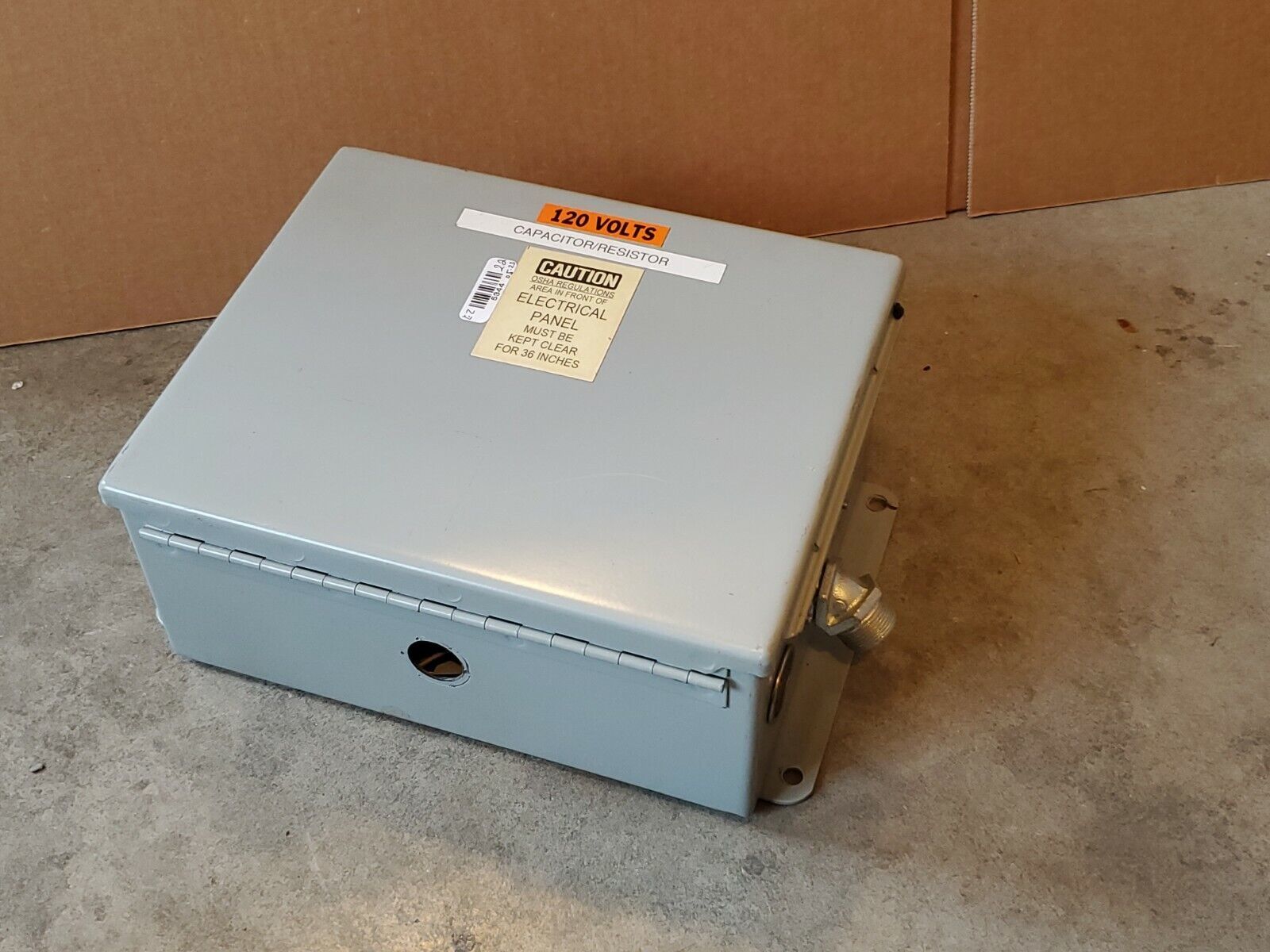 HOFFMAN A1008CH BOX ENCLOSURE 10X8X4 contents motor brake control ...