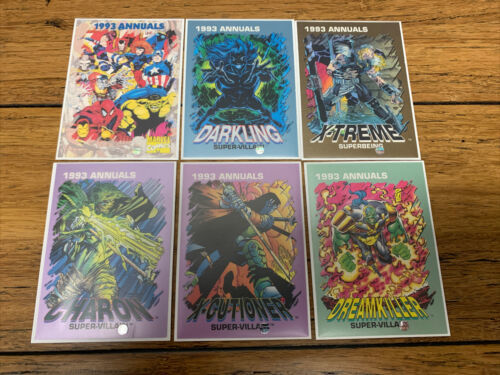 1993 Annuals Marvel X-Men Trading Card Lot Vintage Dreamkiller Charon ...