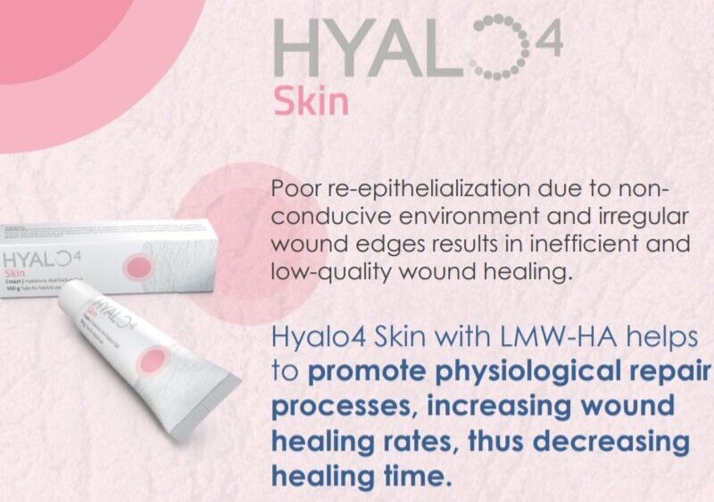 HYALO4 Skin Cream 25g For Wounds, Ulcers, Sores, Irritation - Ointments, Creams & Oils