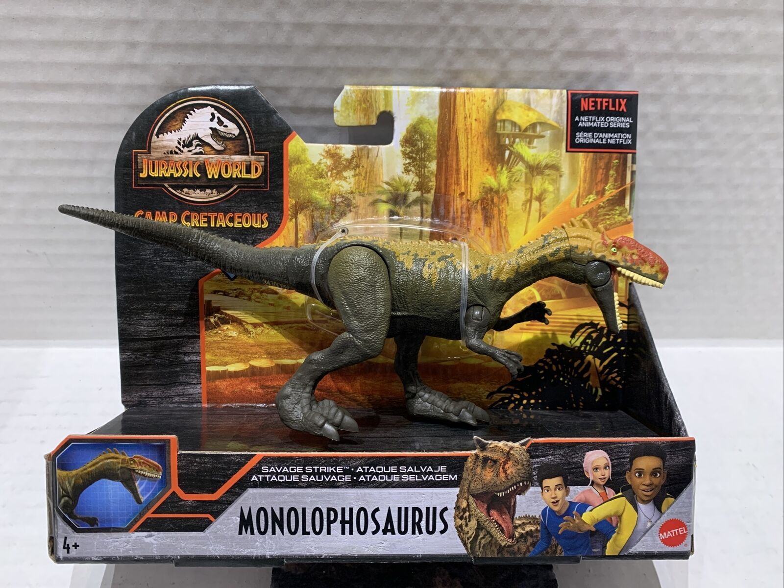 Jurassic World MONOLOPHOSAURUS Savage Strike Cretaceous Dinosaur ...