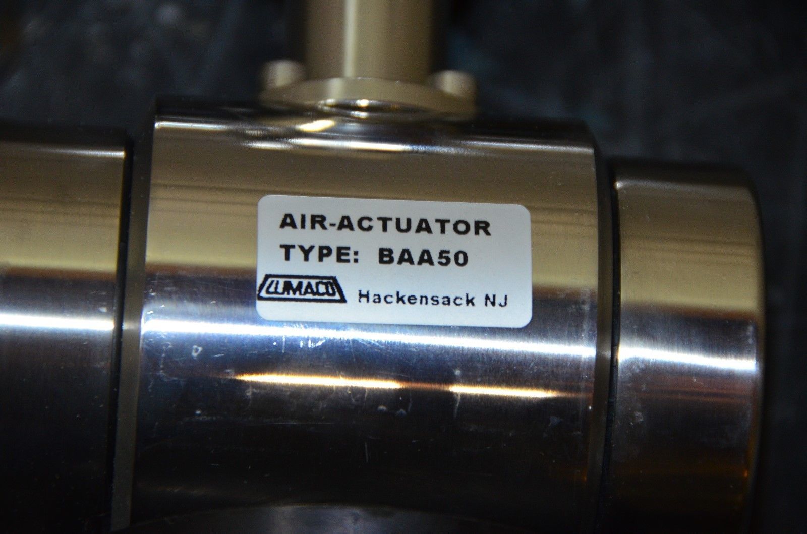 Lumaco BAA50 Sanitary SS Air Actuator & 50mm / 2" TC "Betterfly ...