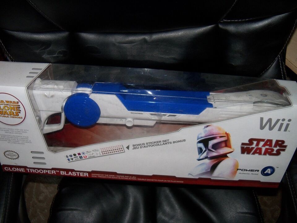 Star Wars Wii Wireless Clone Trooper Blaster Nintendo Wii NEW ...