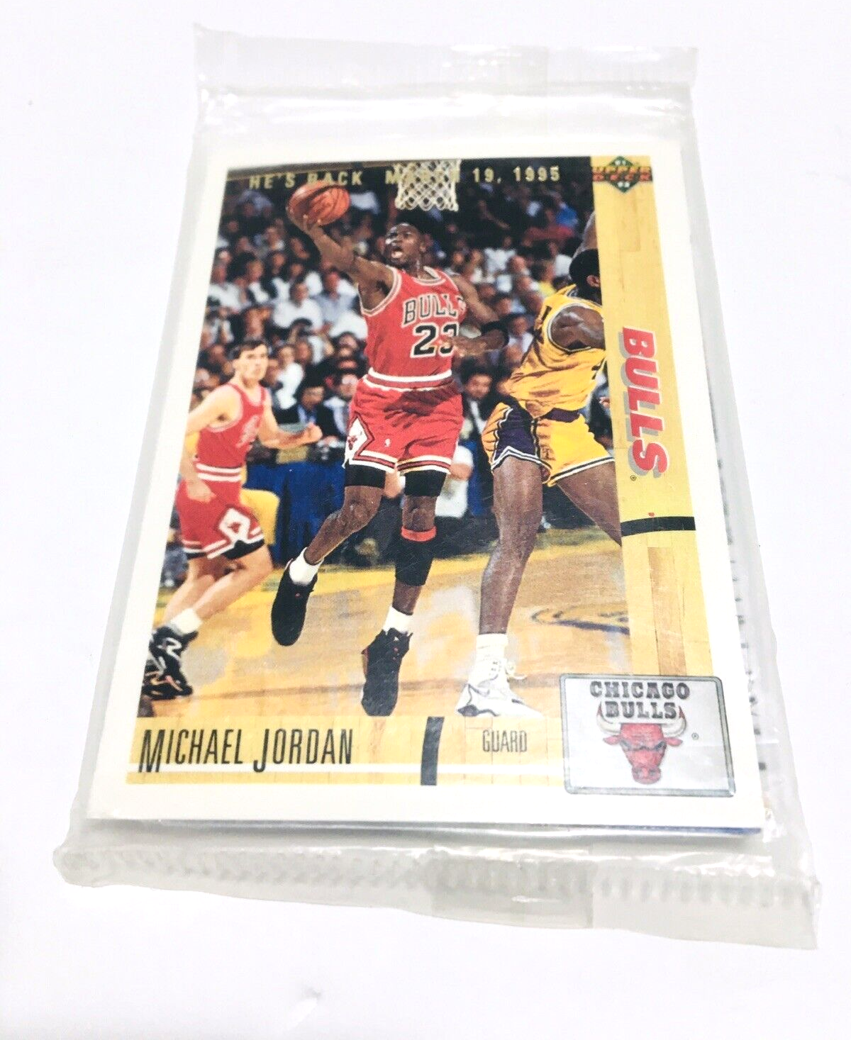 Michael Jordan Upper Deck He’s Back Set Still Sealed NEW Vtg 1995 ...