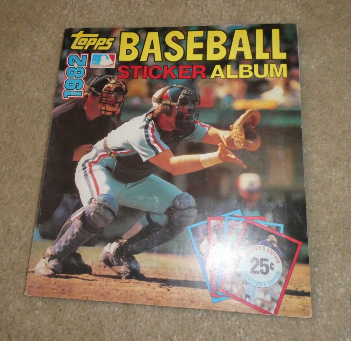 Vintage 1982 Topps Baseball Sticker Album Complete with ALL Stickers ...