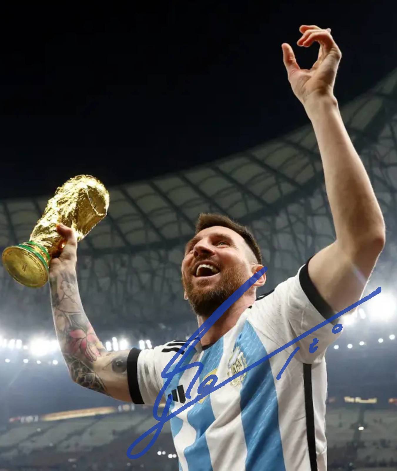 Lionel Messi Autographed Photo, Autograph Authentic With COA - Photos