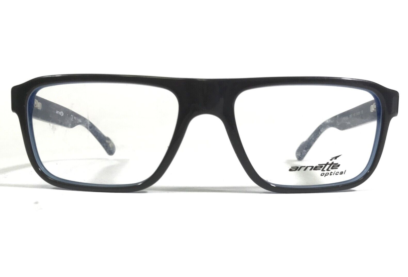 Arnette Eyeglasses Frames REVIVAL 7062 1151 Gray Blue Square Full Rim ...