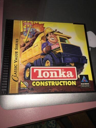 HASBRO TONKA CONSTRUCTION CD-ROM GAME FOR AGES 4 WINDOWS 95/98, GUC ...