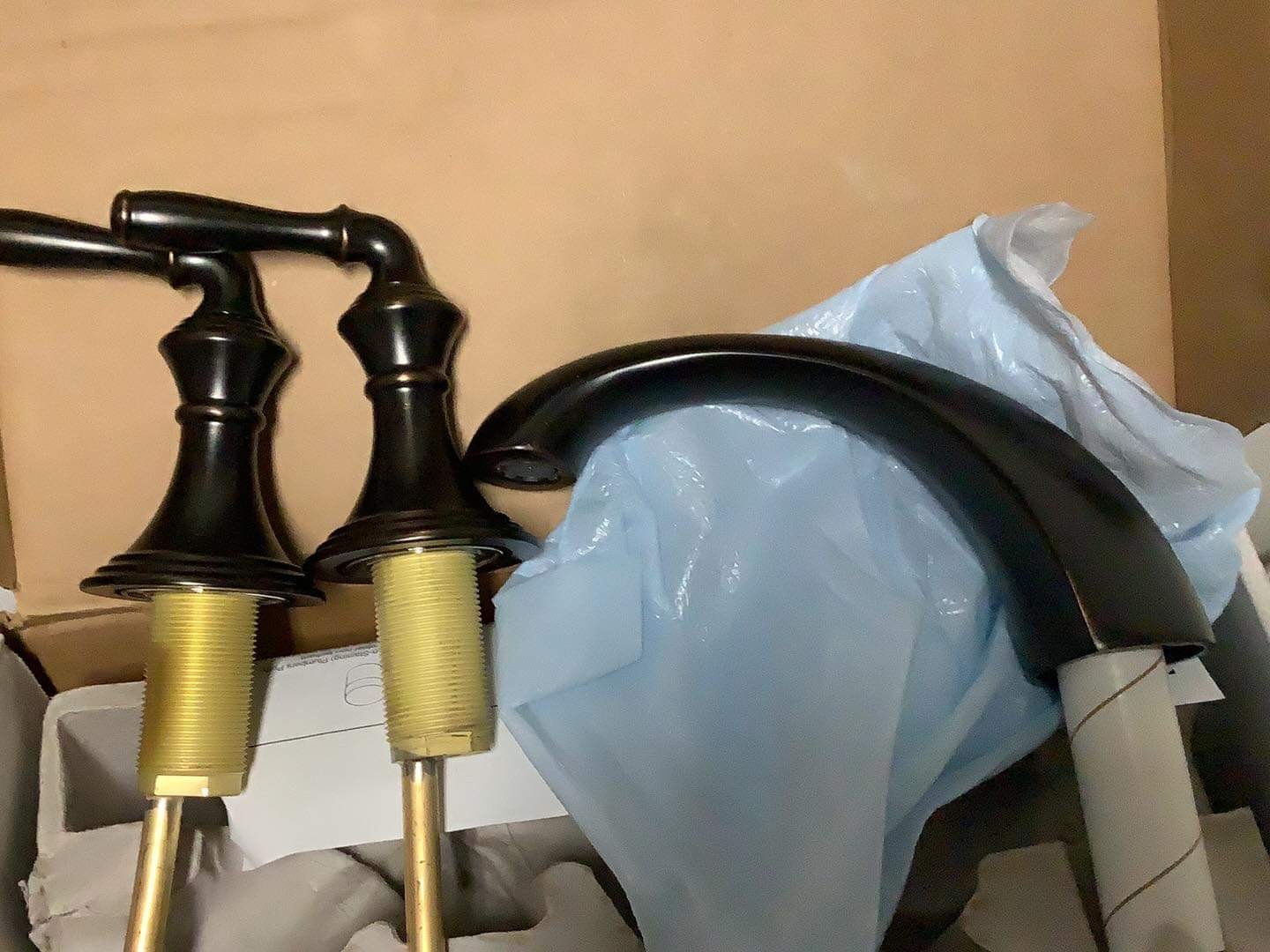 Kohler 394-4-2BZ Devonshire Bathroom Sink Faucet - Oil Rubbed Bronze ...