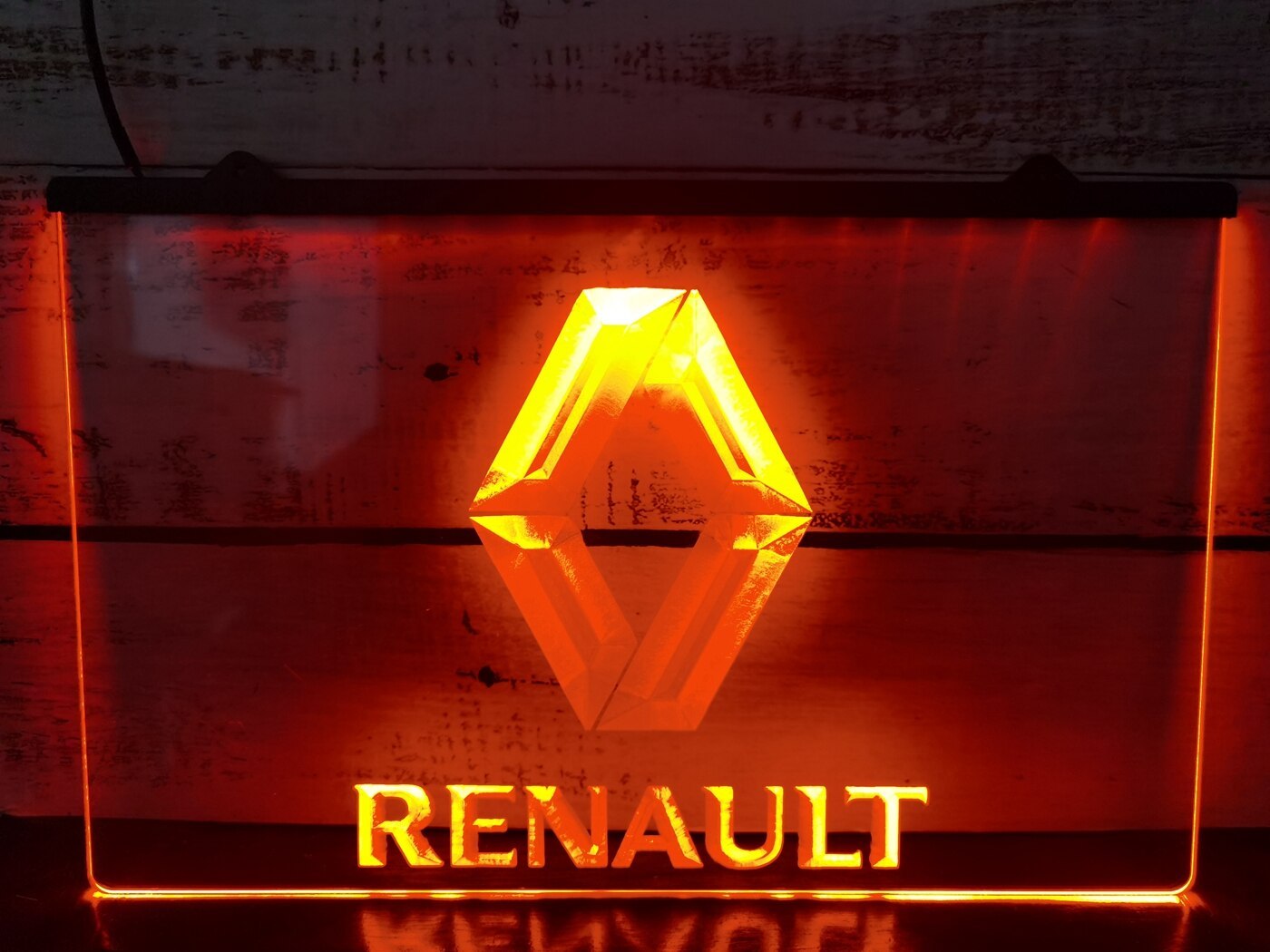 Renault Led Neon Sign Hang Signs Wall Home Decor Room, Garage Glowing ...