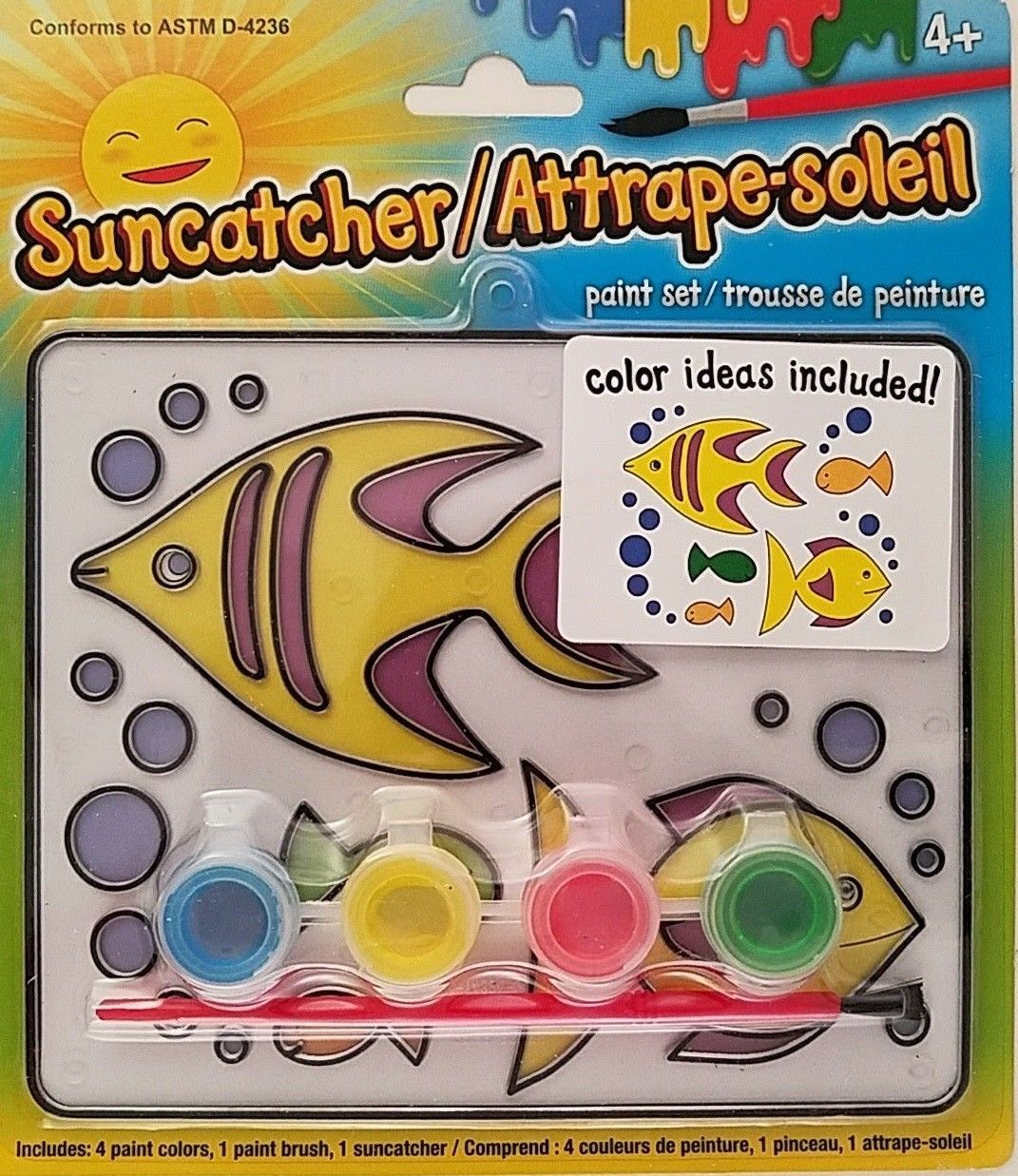Plastic Suncatcher Paint Craft Kits Suncatchers 4.7"H x 5.7"W, Select ...