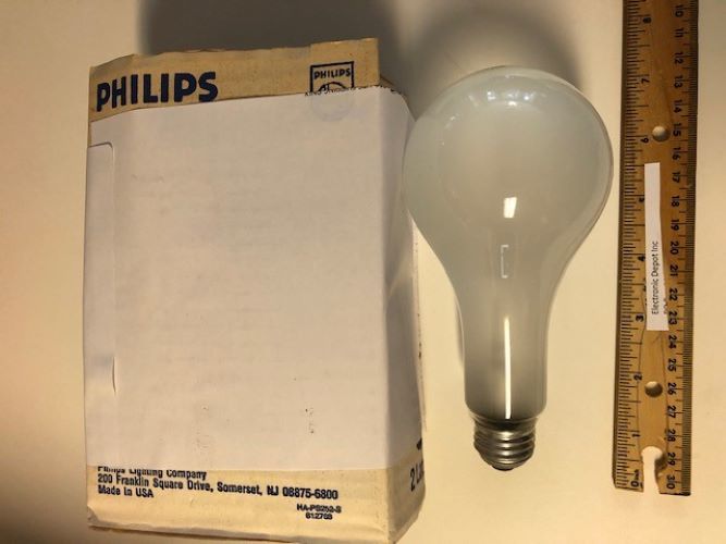 6 pack Philips 300m/if light bulb lamp shape 120v ps25 300w e26 medium ...