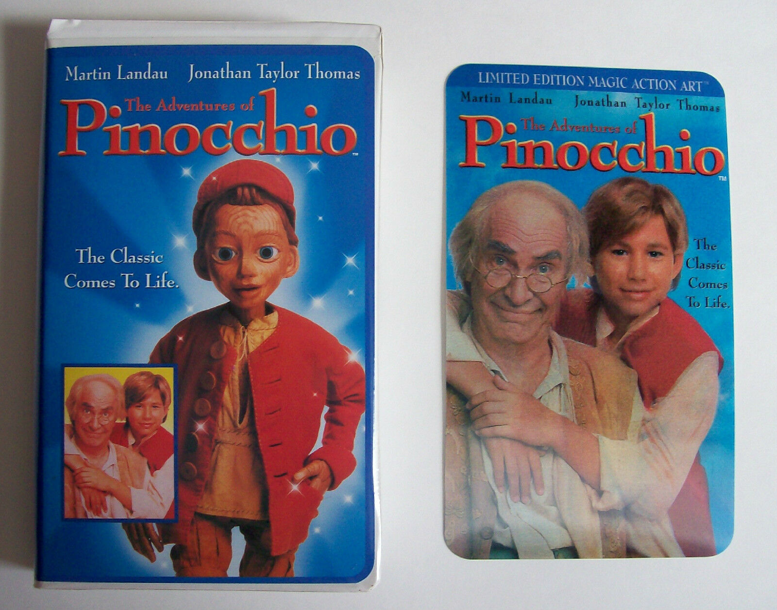 RARE The Adventures of Pinocchio LIMITED EDITION Action ART Family VHS ...