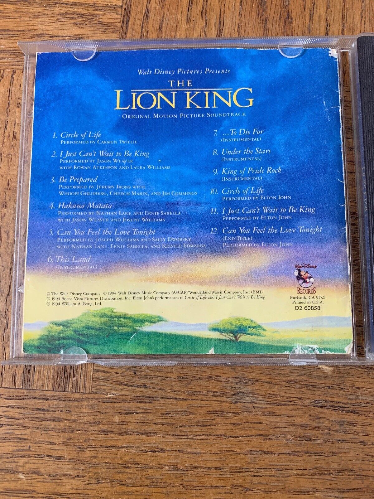 The Lion King Soundtrack Cd - CDs