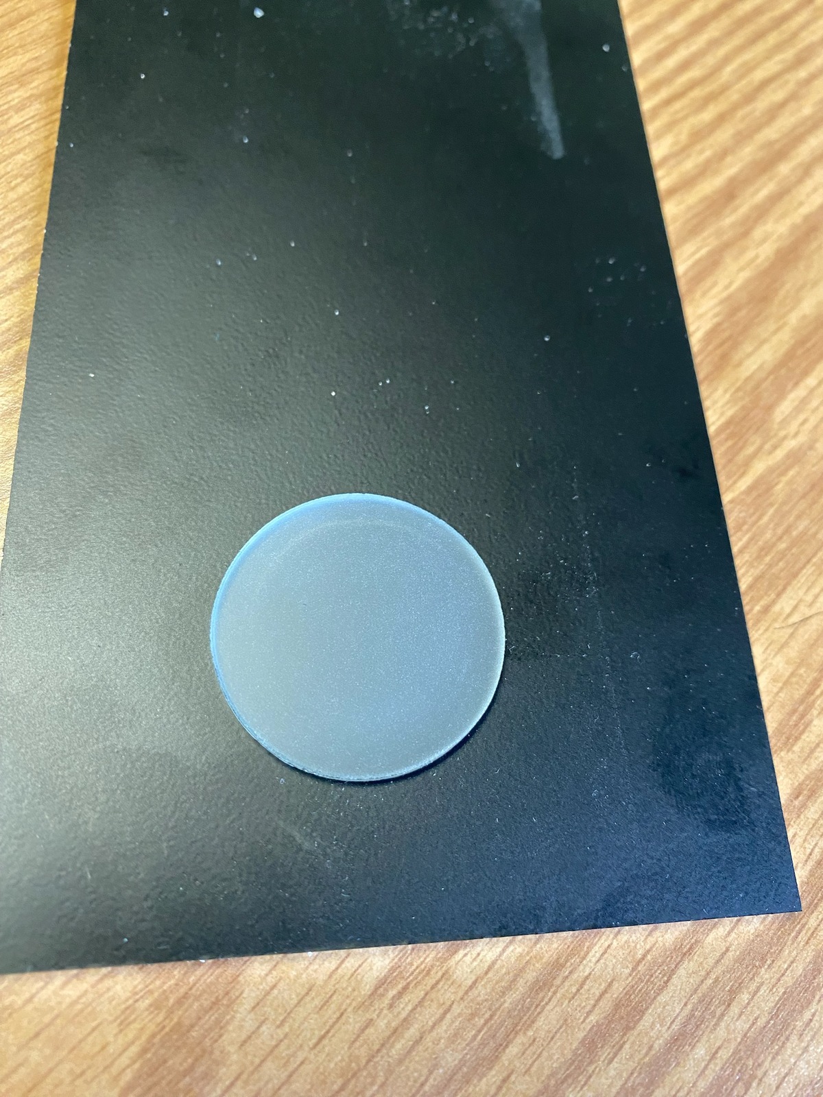 Ground Glass, Polished one side, .090" thick x 1.33" diameter - Other ...