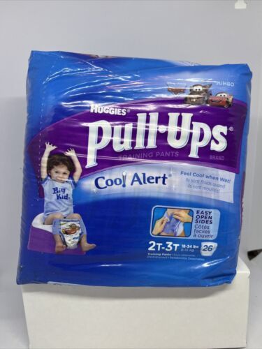 NEW Vintage Huggies Pull Ups With Cool Alert Disney Pixar CARS 2T 3T - Potty Training