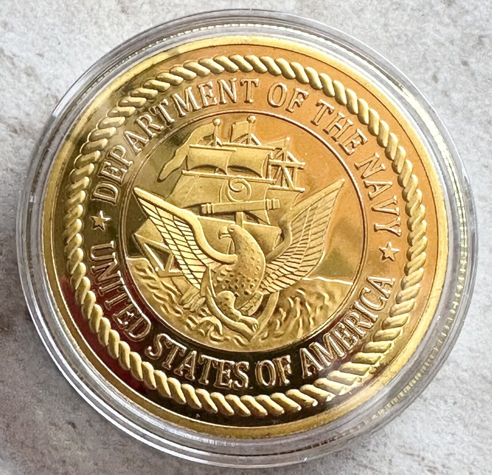 US NAVY SEAL TEAM ONE Challenge Coin USN - Current Militaria (2001-Now)