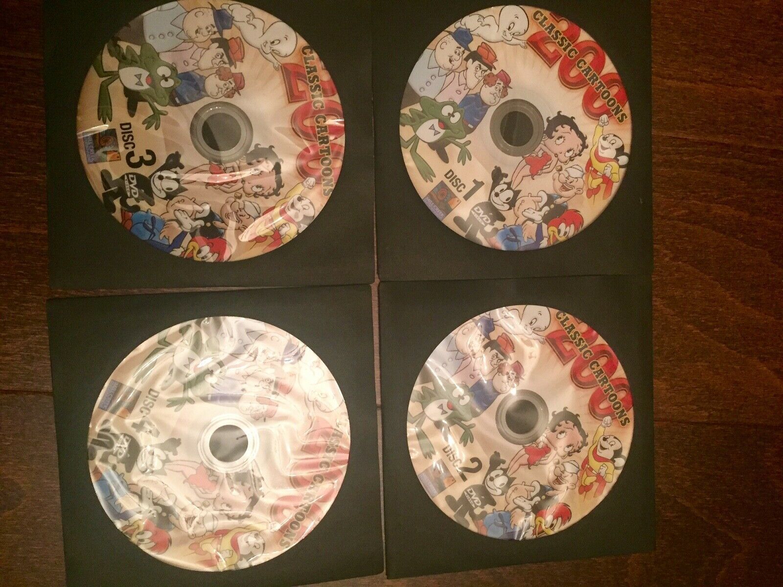 200 Classic Cartoons DVD Boxed Set Collector's Edition Cartoon DVD Set ...