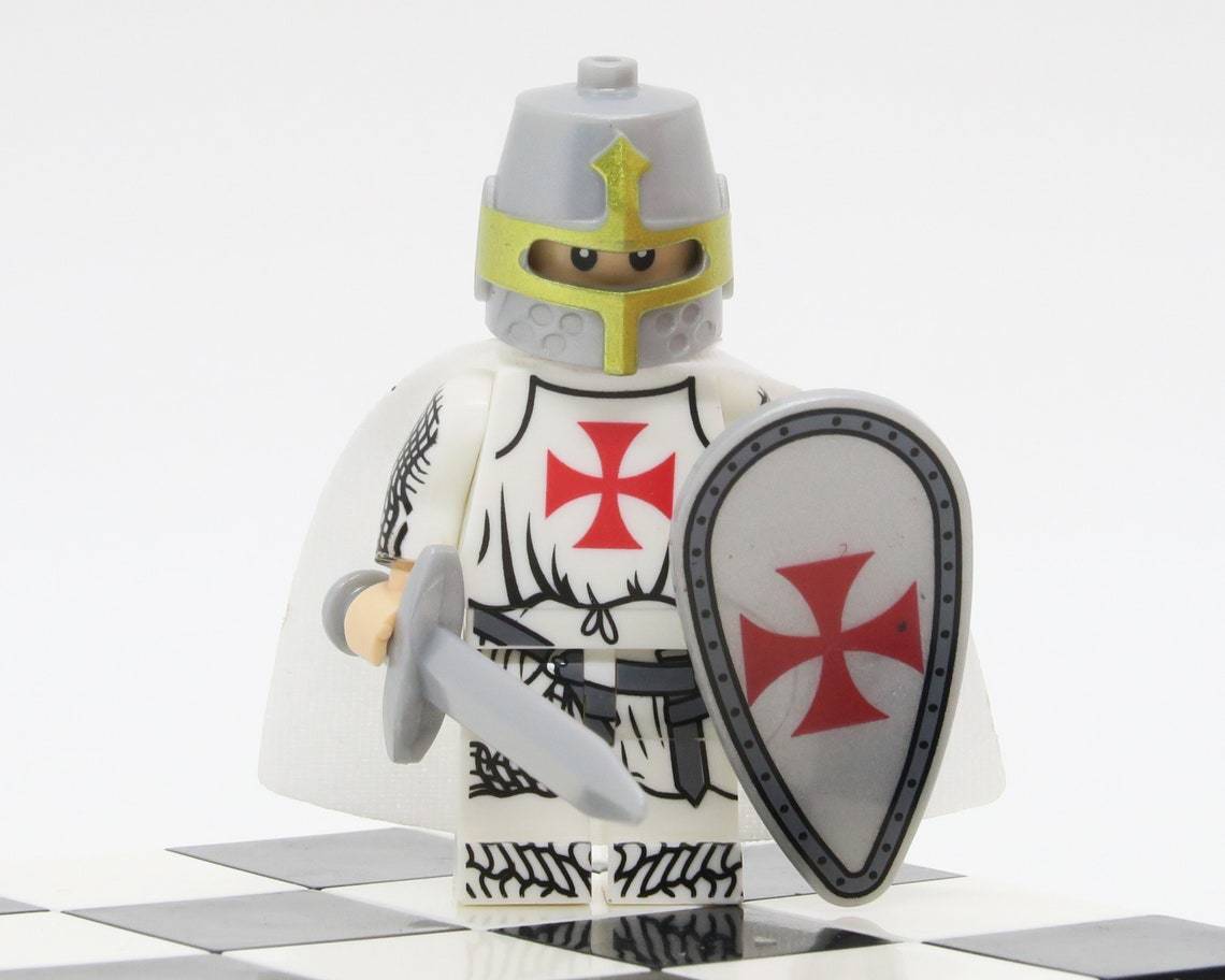 Knight Templar Minifigures Weapons Accessories Crusader Knights ...