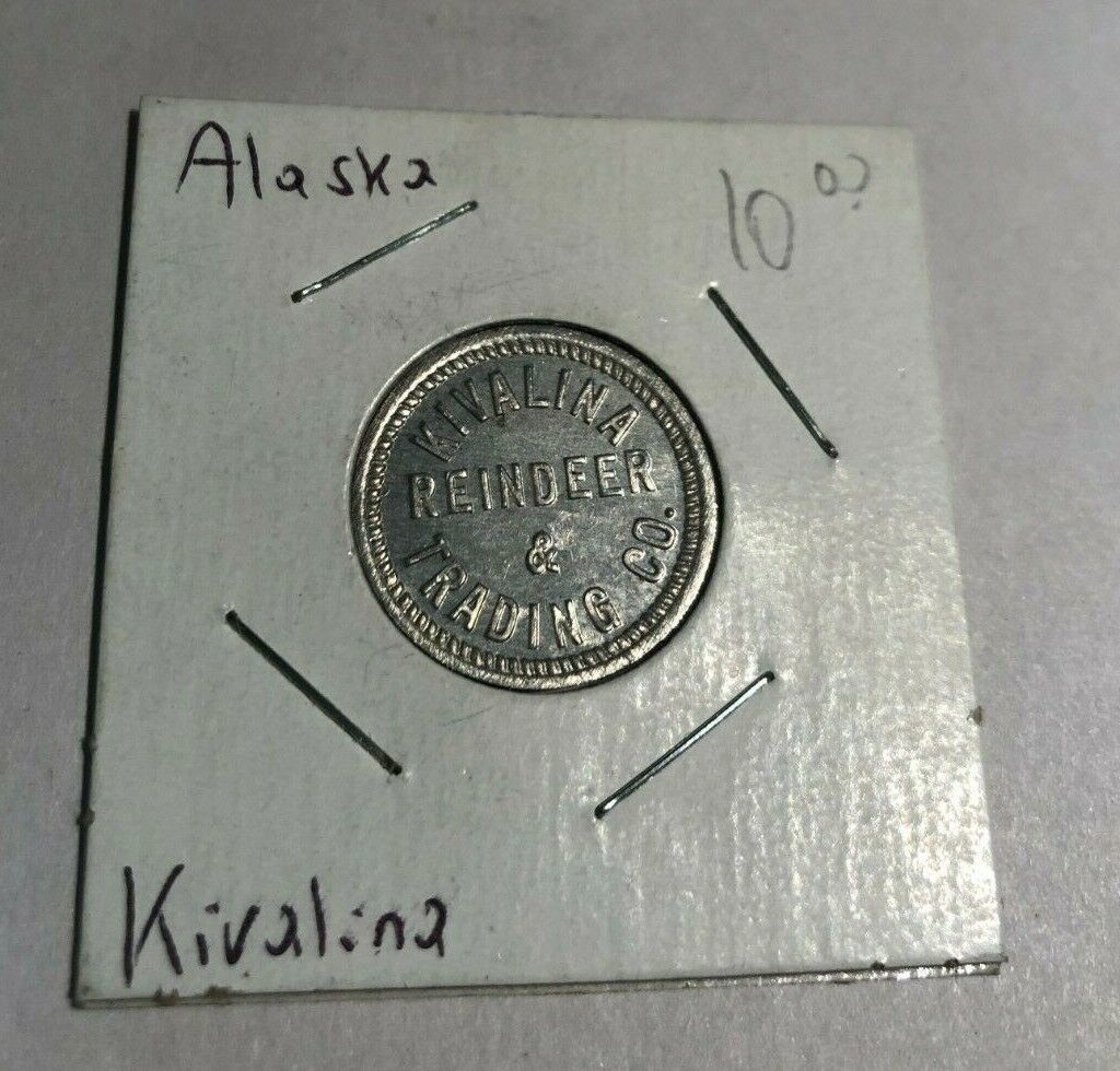 Kivalina Alaska Trade Token Coin Reindeer & and 50 similar items