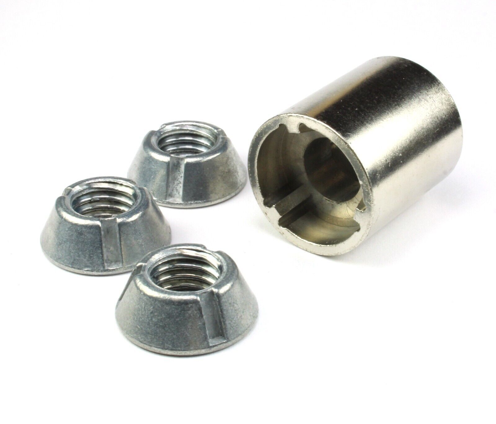 Installation Tool + 3pc 1/2-13 Tri-Groove Tamper Proof Security Nuts ...