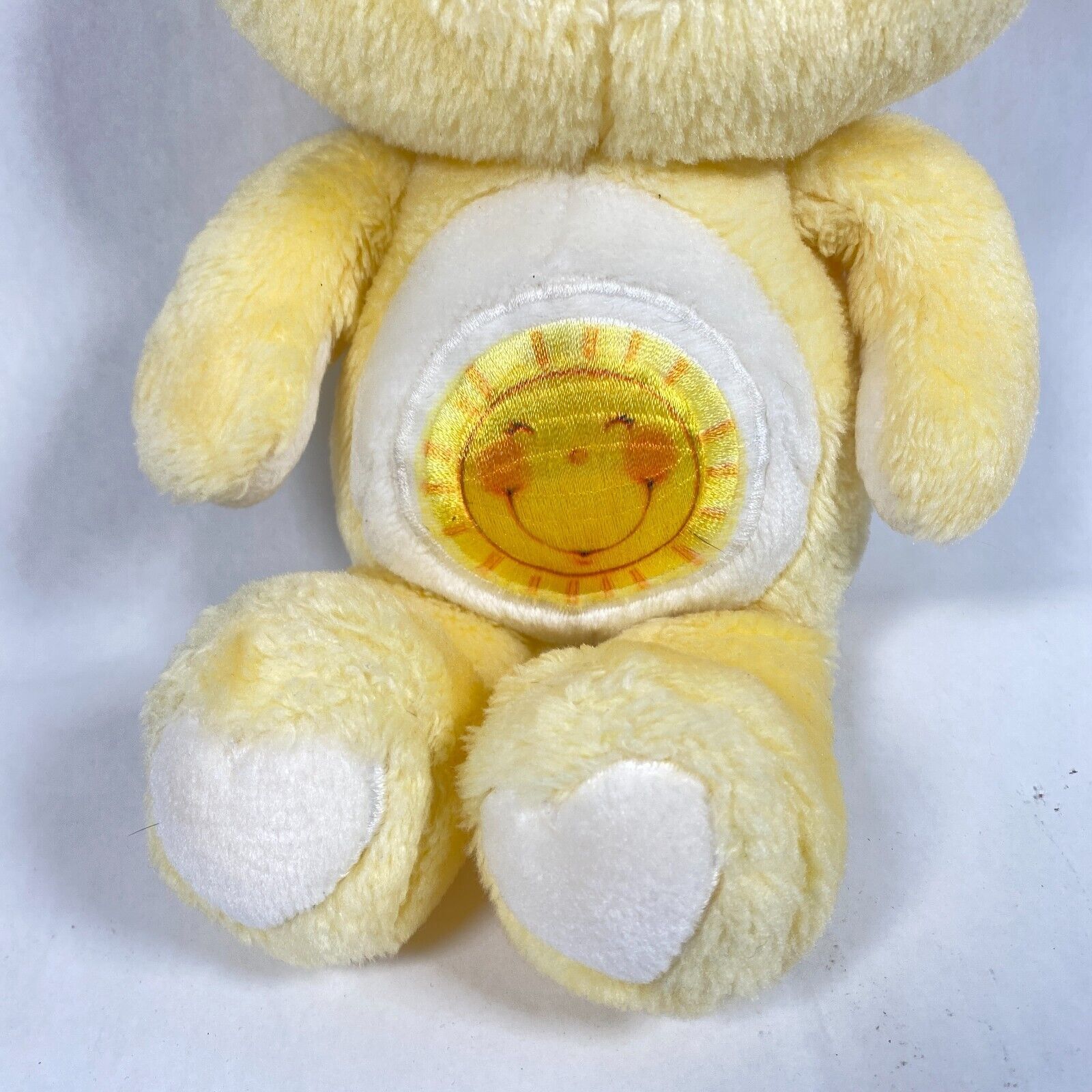 Care Bears Sunshine Funshine Bear Yellow 13” Stuffed Plush Kenner 1984 ...