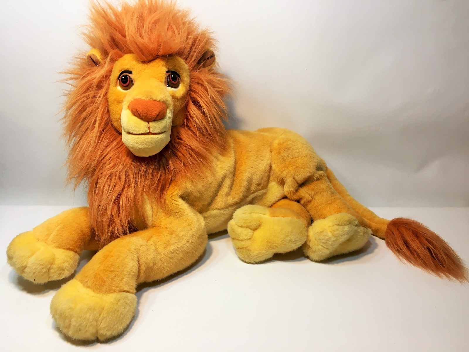 Disney Mattel Lion King Simba Plush Cat JUMBO Stuffed Animal Toy Doll ...