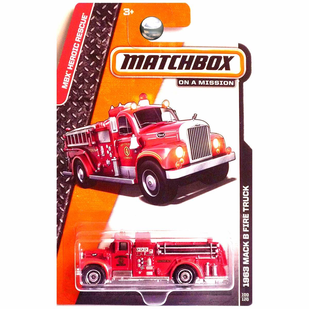 Matchbox 2014 - 1963 Mack B Fire Truck 100/120 MBX Heroic Rescue - Body ...