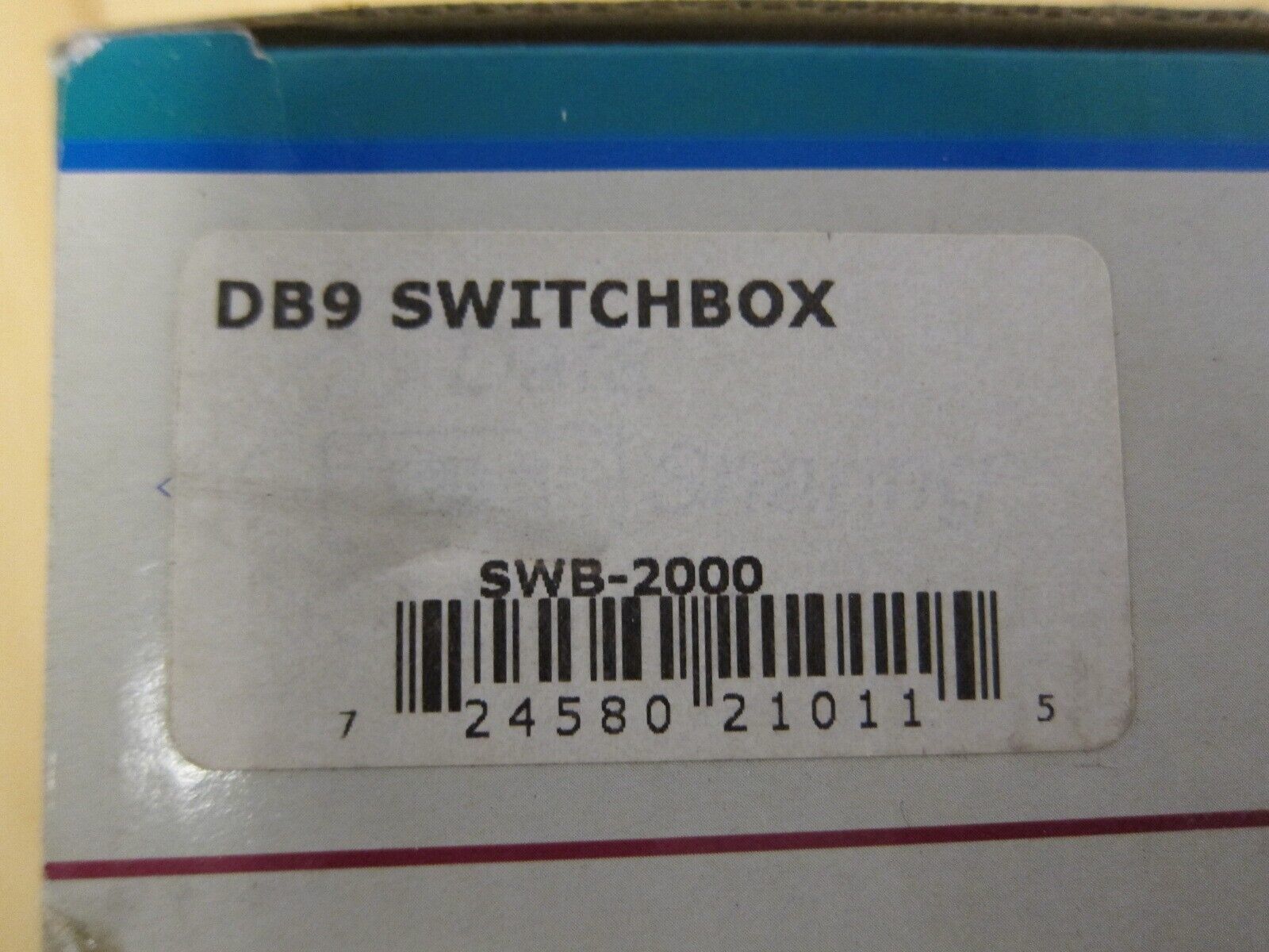DB9 Female 2 Way Data Transfer Switch Box Rotary Type RS-232 D-Sub 9 ...