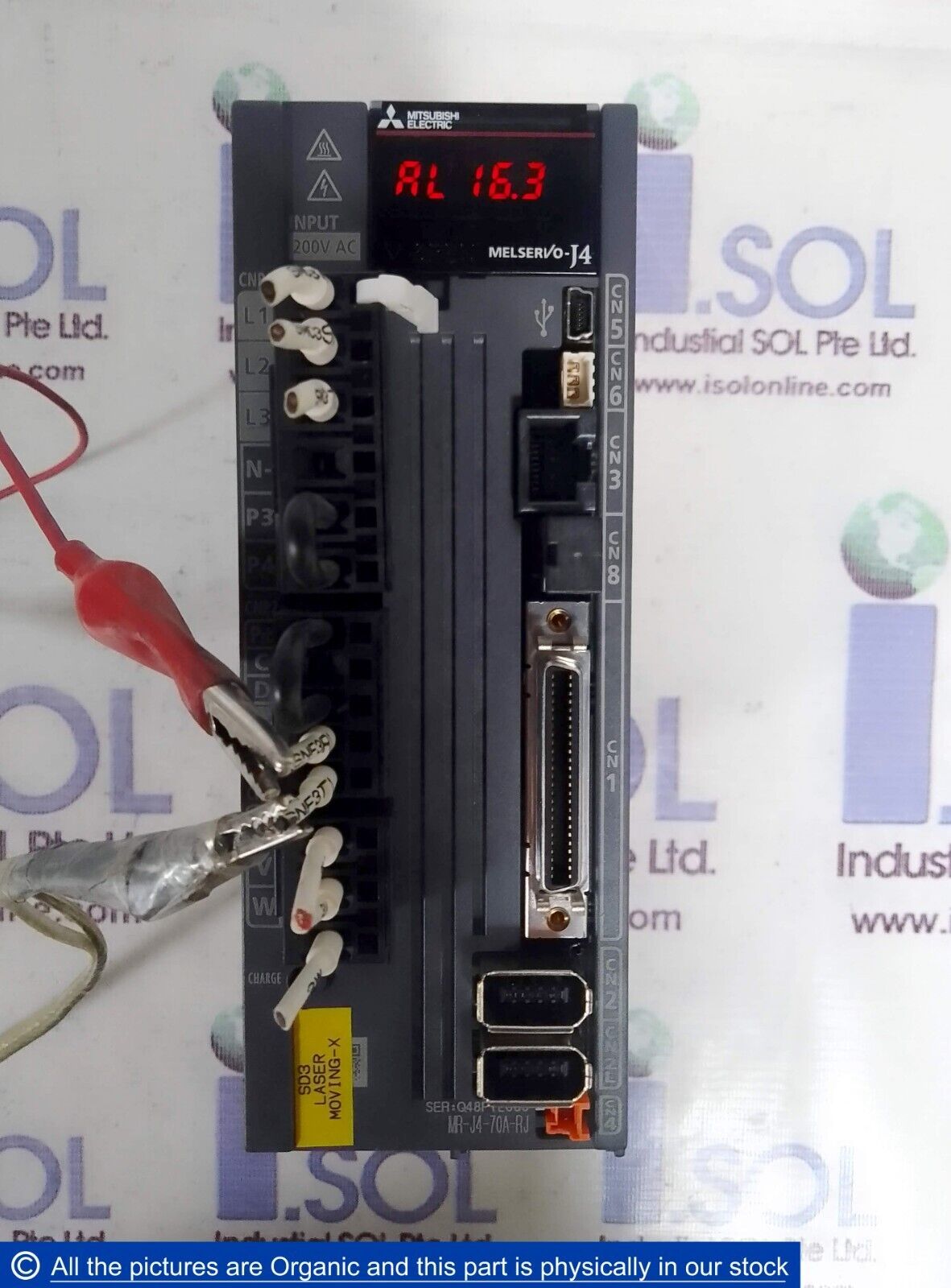 Mitsubishi MR-J4-70A-RJ Digital AC Servo Amplifier MELSERVO-J4 Series 750W Japan - Servo Drives ...